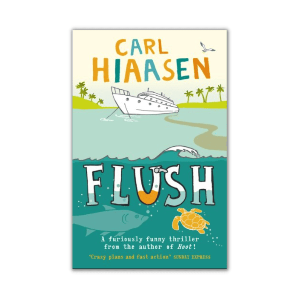 Flush by Carl Hiaasen (Hardcover) - The Paperhound Online Bookshop